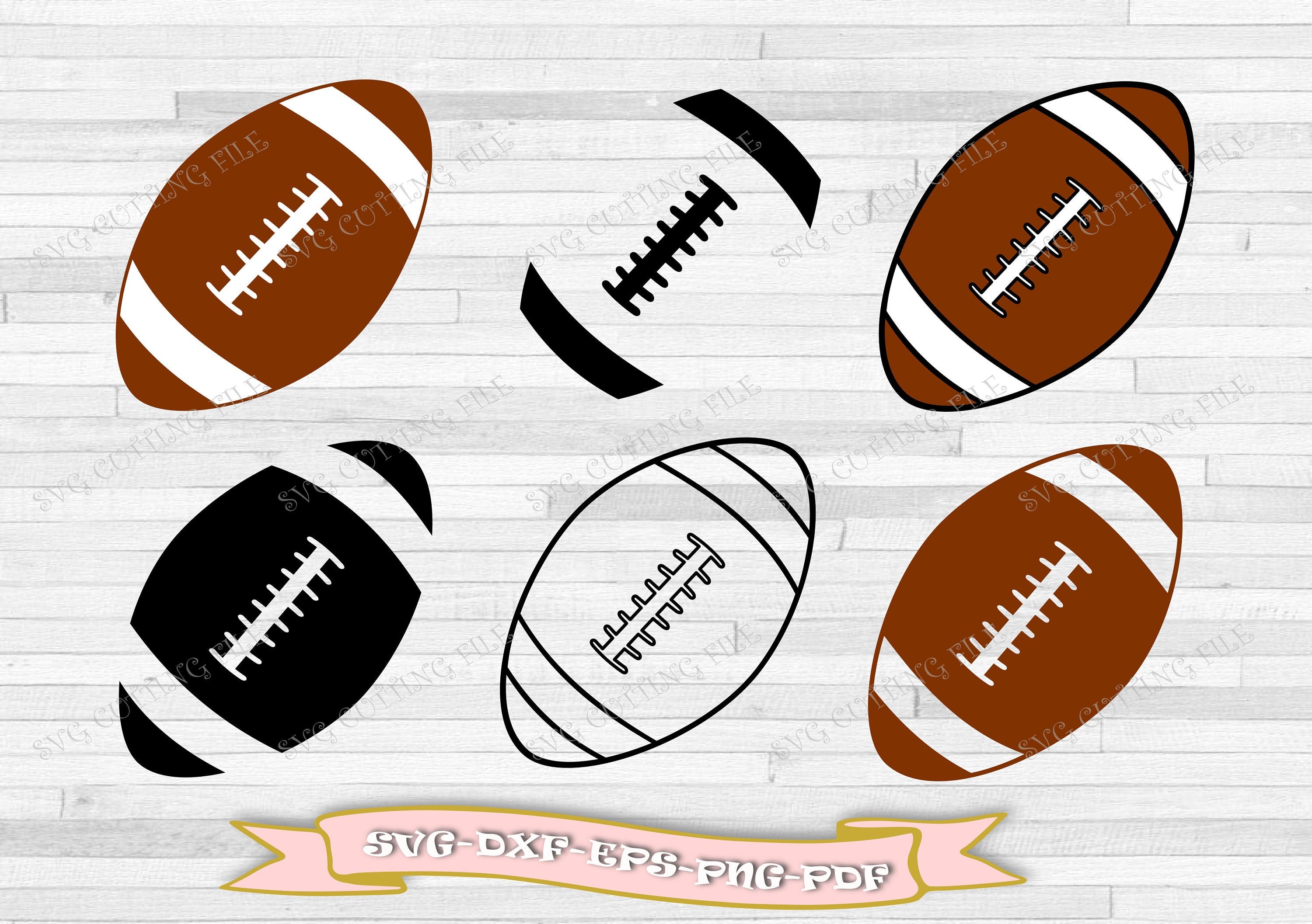 American Football Outline Clip Art
