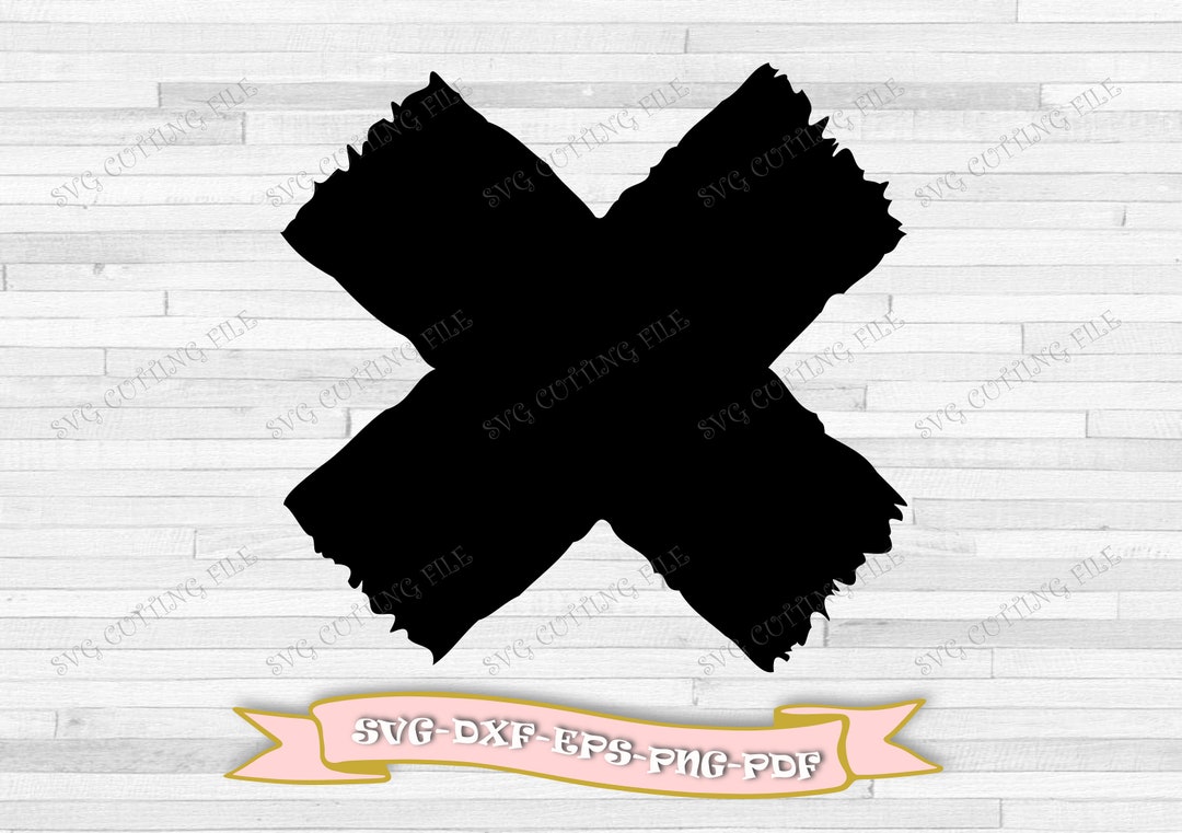 Capital Letter X of the Alphabet X Svg Drawing of the X in Digital ...