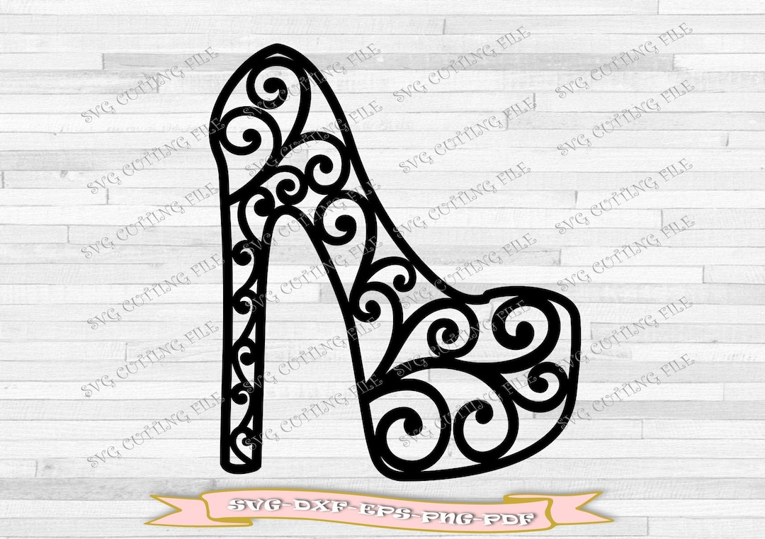 High Heel Svg, Heels Svg, Shoe Svg, SVG Cut File, Instant Download ...