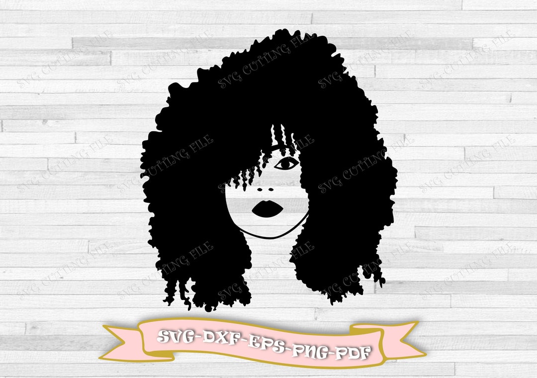 African American Girl Svg Outline, Black Woman Outline Svg, Woman ...