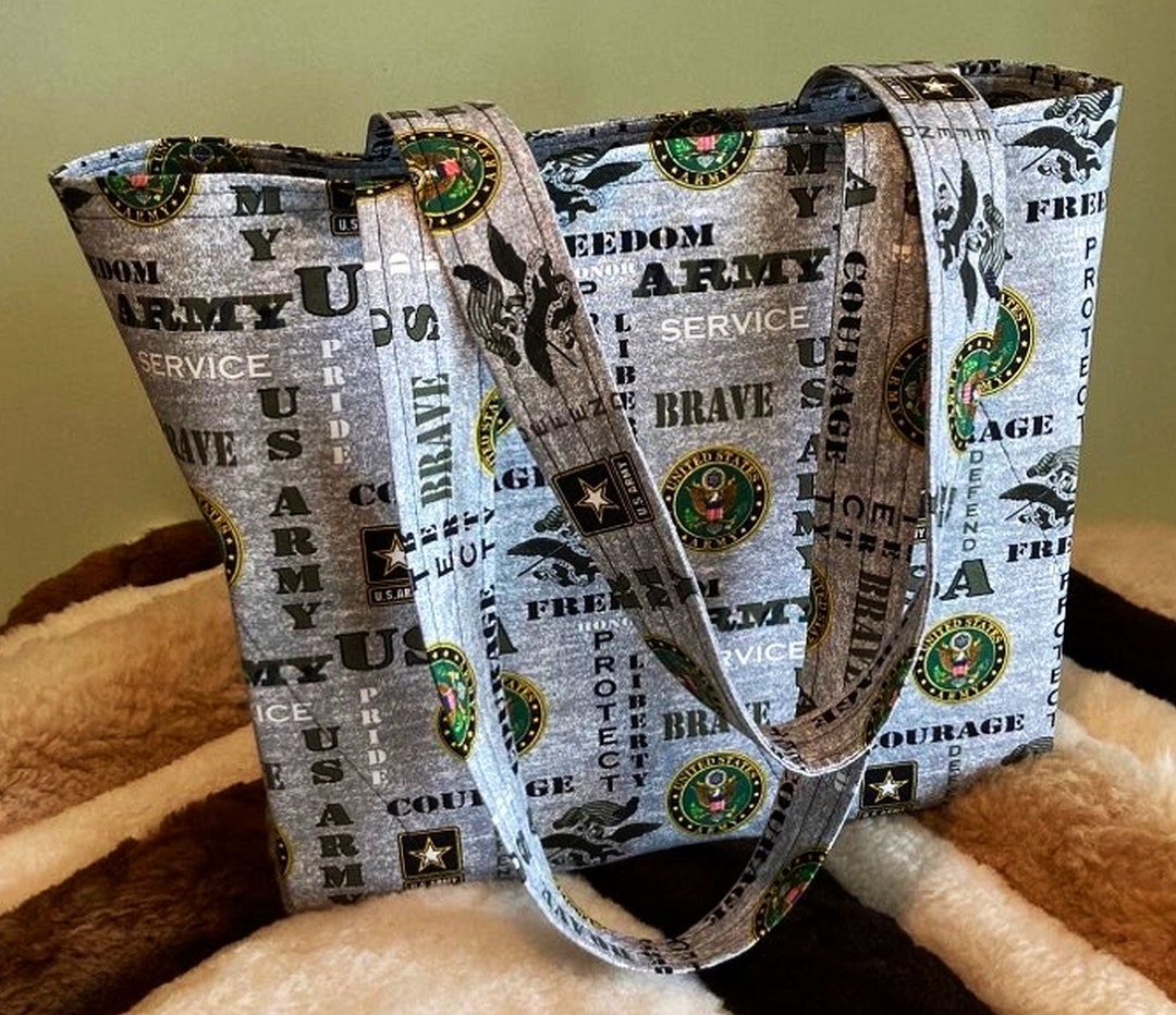 Shoulder Tote United States Army Tote Bag, Army Tote Bag, Patriotic ...
