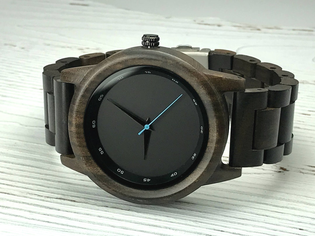 Engraved Wooden Watch Custom Wedding Gift Idea Personalized Watch ...