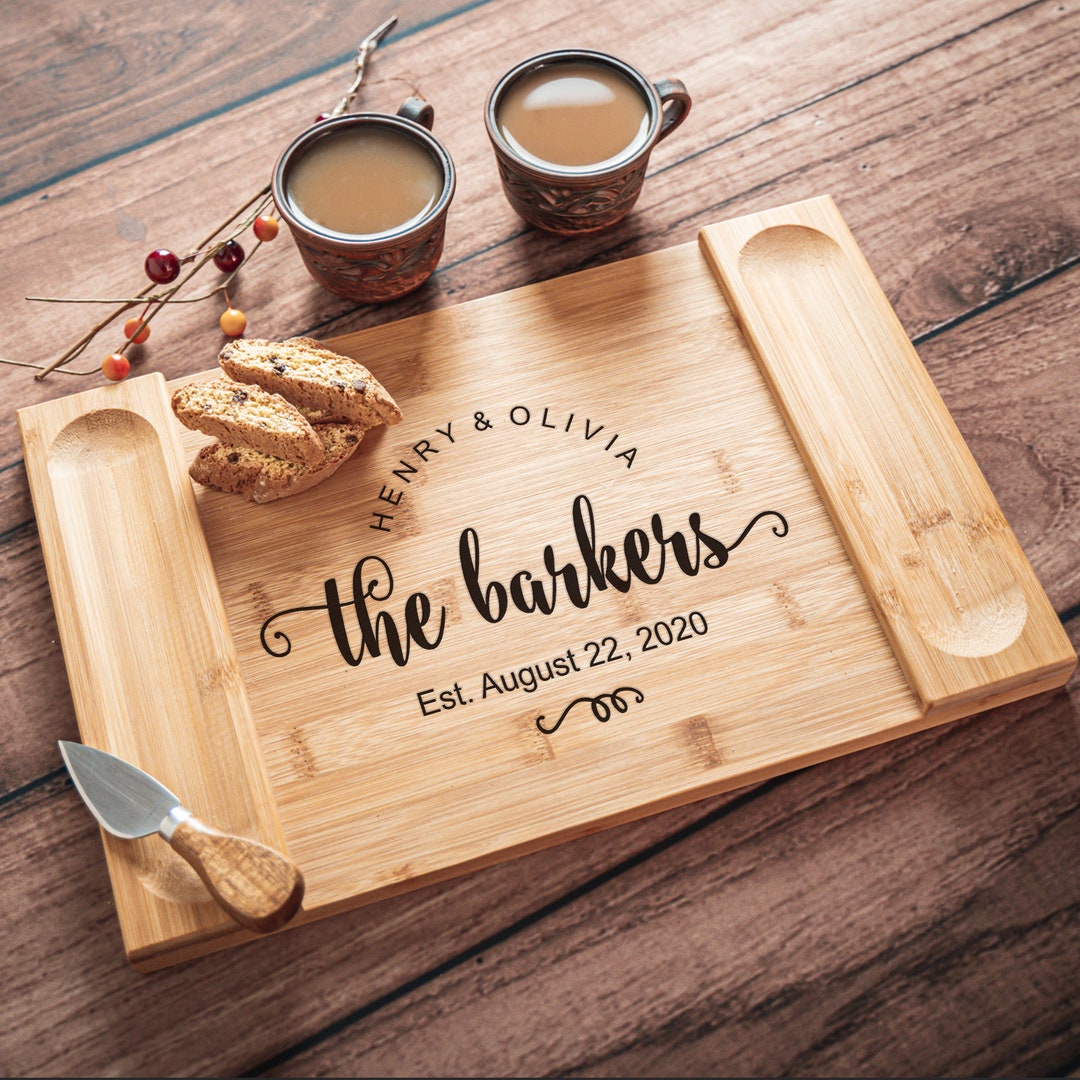 Personalized Cheese Cutting Board Charcuterie Board Wedding Gift for ...