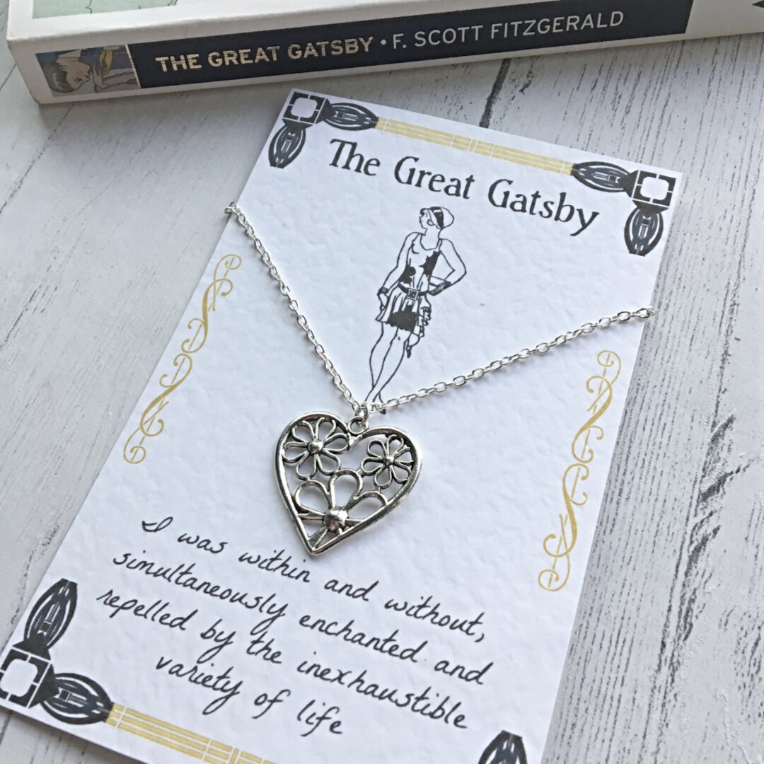 The Great Gatsby Daisy Necklace F.scott Fitzgerald, Literary Jewellery ...