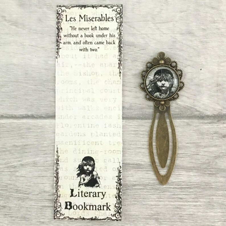 Les Miserables Bookmark Literary Gift Literary Quote - Etsy