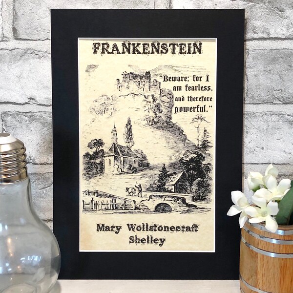 Frankenstein Quote - Etsy