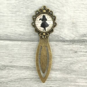 Alice in Wonderland Bookmark - Alice - Metal Bookmark, Book Lover Gift ...