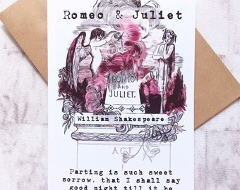 Romeo and Juliet Card - Etsy