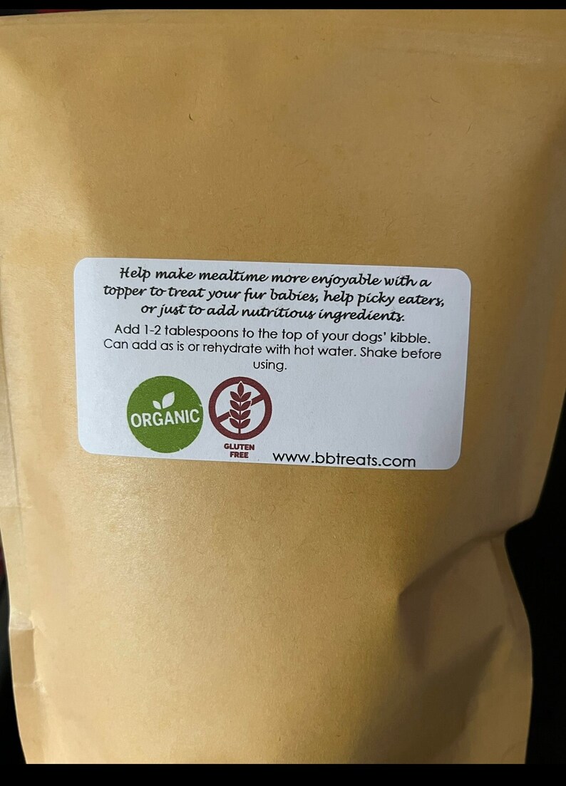 Organic Kibble Topper - Etsy