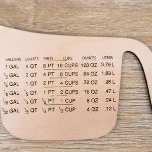 Kitchen Measurement Conversion Chart Magnet Set for Dry and Wet ...