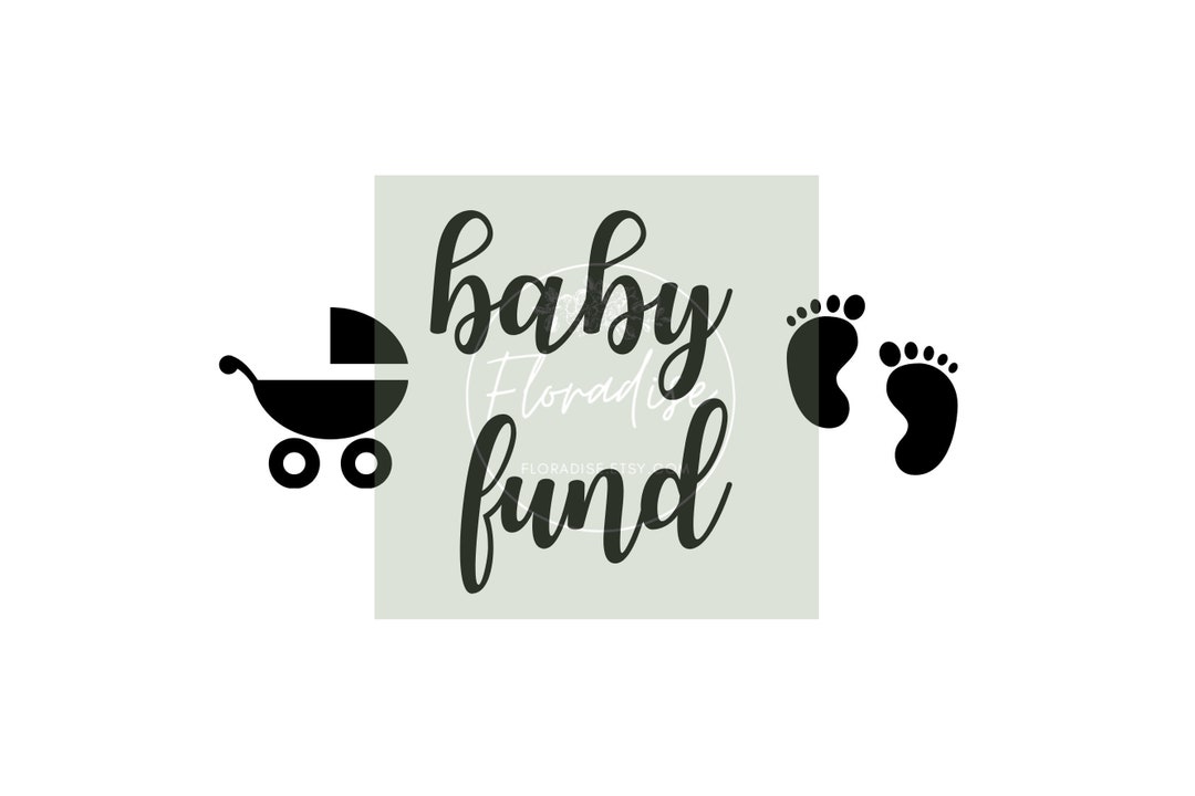Baby Fund SVG for Savings Bank Cut Files for Money Bank Baby Fund PNG ...