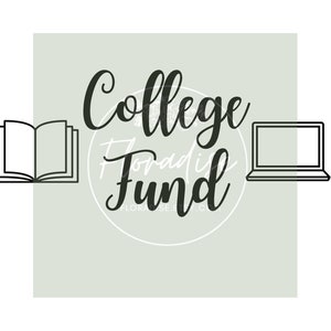 College Fund Cut File for Savings Bank | College Savings Fund Vinyl ...