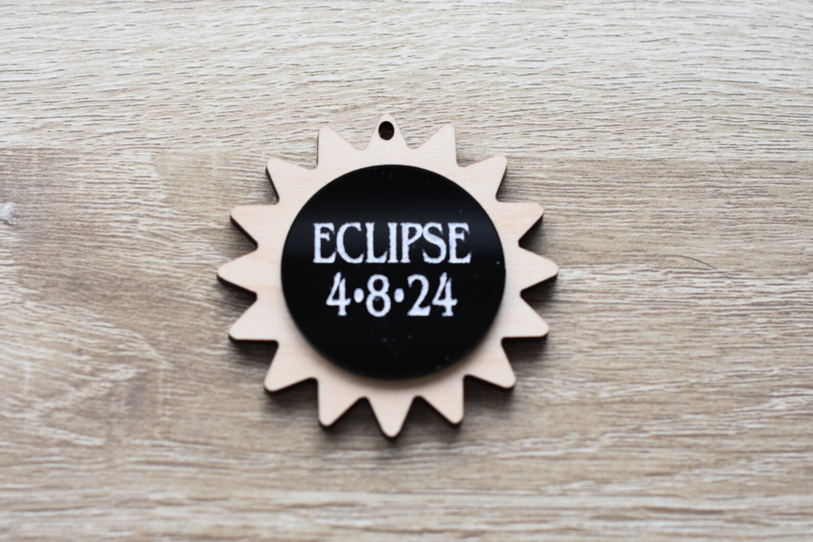 Solar Eclipse 2024 Keepsake Ornament - Etsy