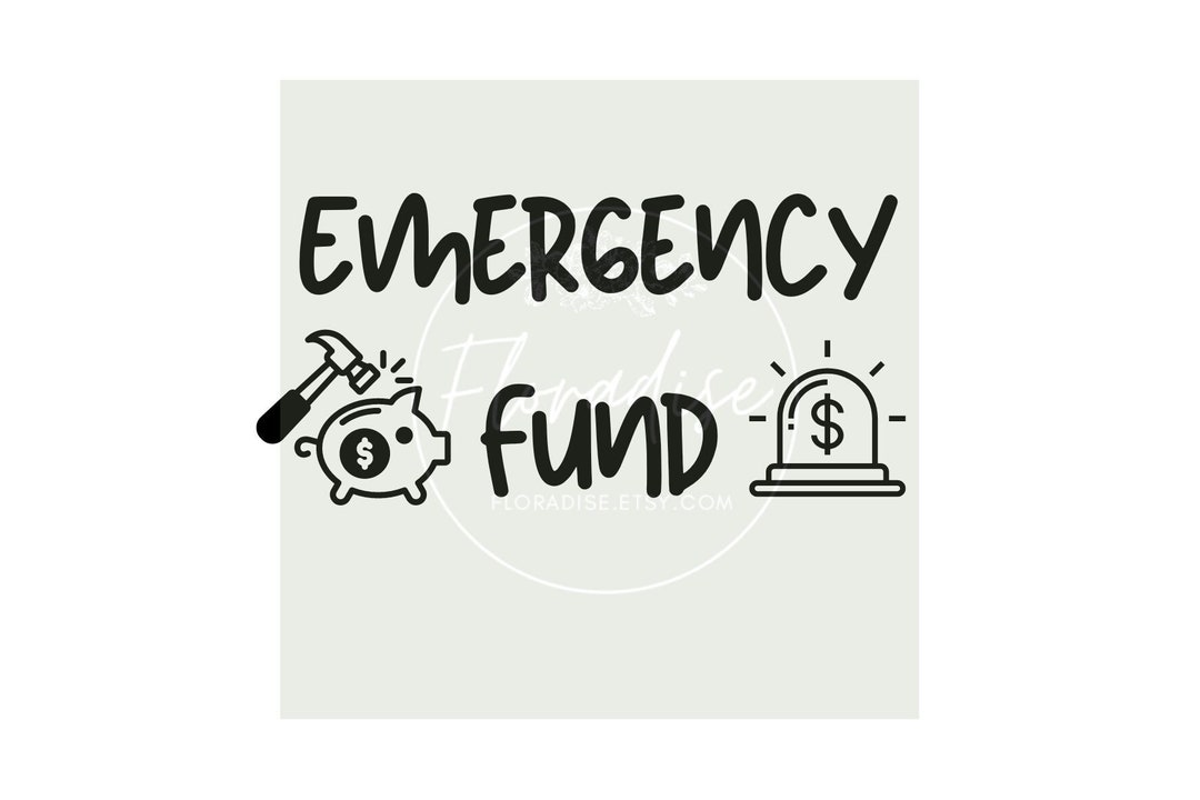 Emergency Fund SVG for Decal, Cut File - Etsy