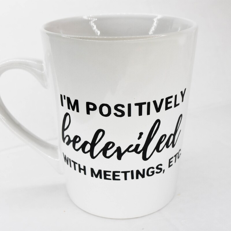 Bedeviled With Meetings - Etsy