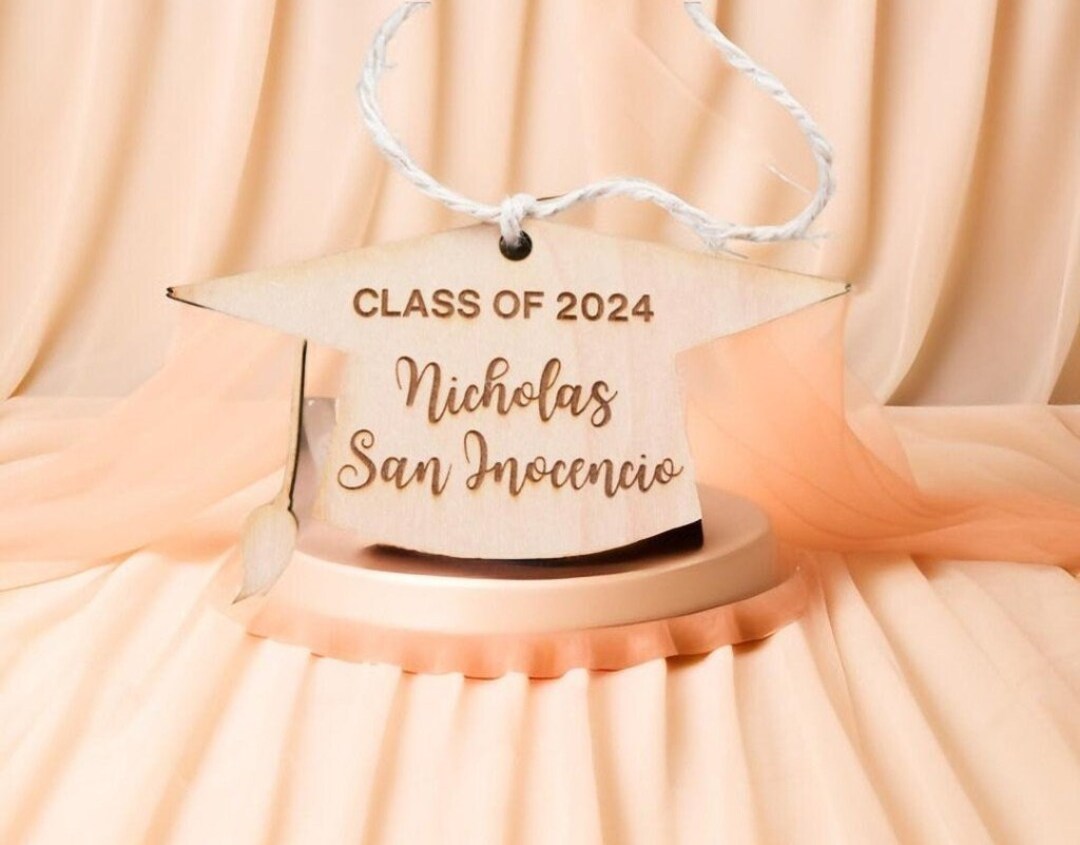 Class of Ornament With Name | Personalized Gift Tag for Grad ...