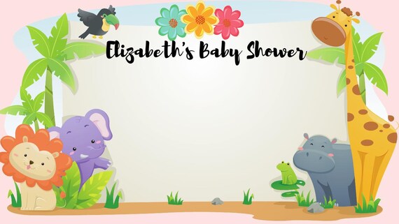 Zoom baby shower store