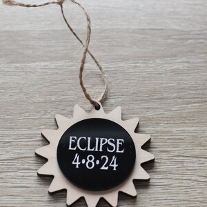 Solar Eclipse 2024 Keepsake Ornament - Etsy