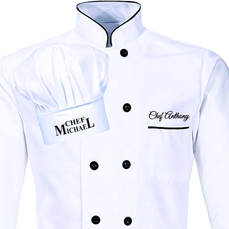 Monogrammed Chefs Coat - Etsy