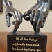 Personalized Hand Sculpture Couple Wedding Anniversary Statue Family ...
