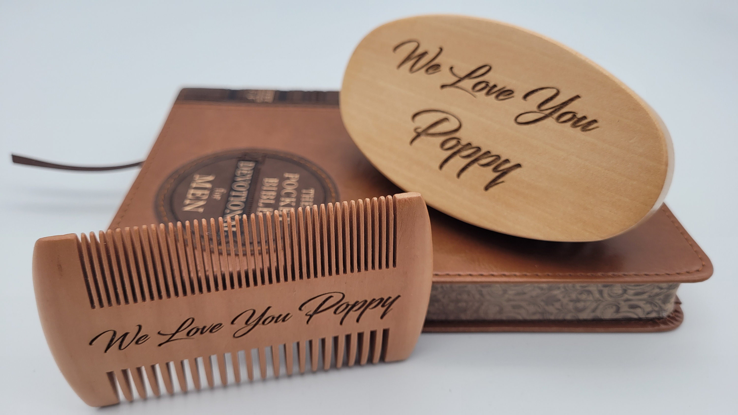 Wood Beard Comb Engraved Comb Personalised Beard Comb Brush | Etsy