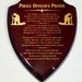 Police Officer's Prayer Personalized Laser Engraved Custom Name Date ...