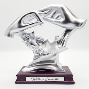Personalized Statue, Sculpture Ring, Wedding Sculpture, Couple ...