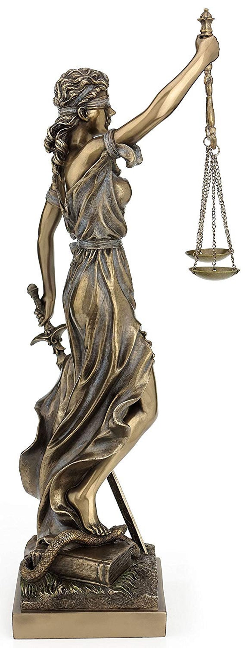 Blind Lady Justice Statue Greek Statue Bronze Statue Office | Etsy