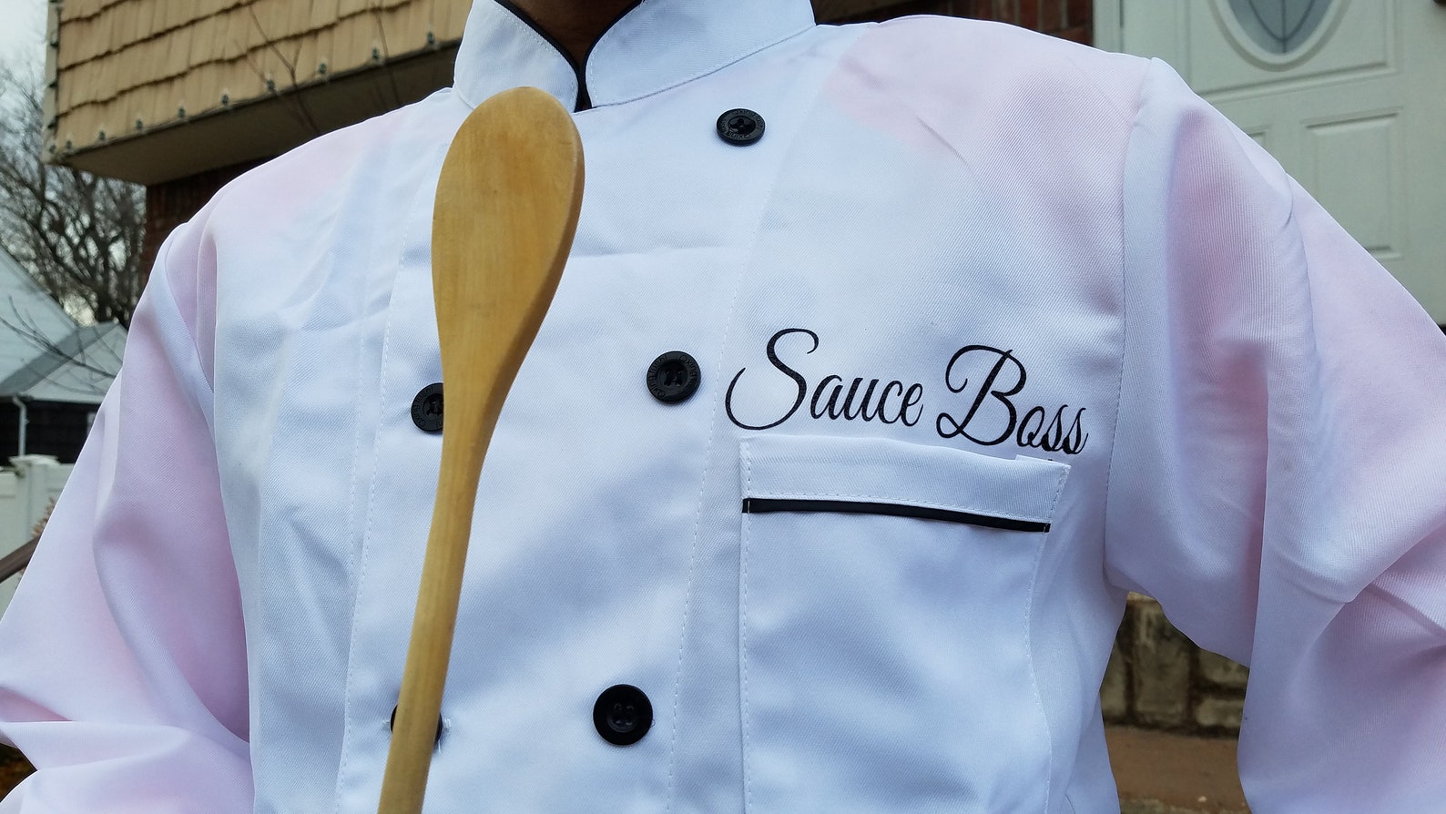 Chef Jacket With Name, Child's Chef Coat, Monogrammed Chef Coat ...