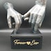 Personalized Hand Sculpture Couple Wedding Anniversary Statue Family ...