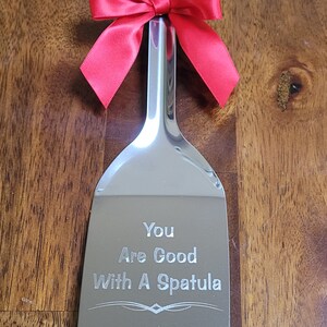 Customised Spatula Laser Engraved Personalized Stainless Steel Spatula ...