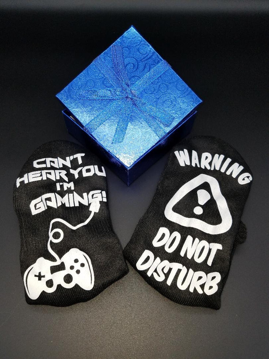 Personalised Gamer Socks Custom Funny Socks Do Not Disturb Gaming ...
