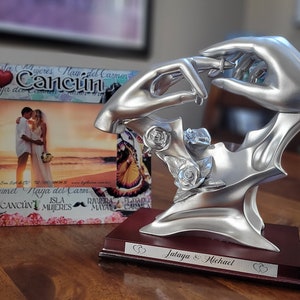 Personalized Statue, Sculpture Ring, Wedding Sculpture, Couple ...