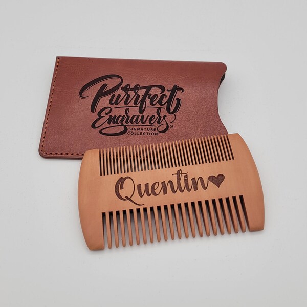 Leather Comb - Etsy