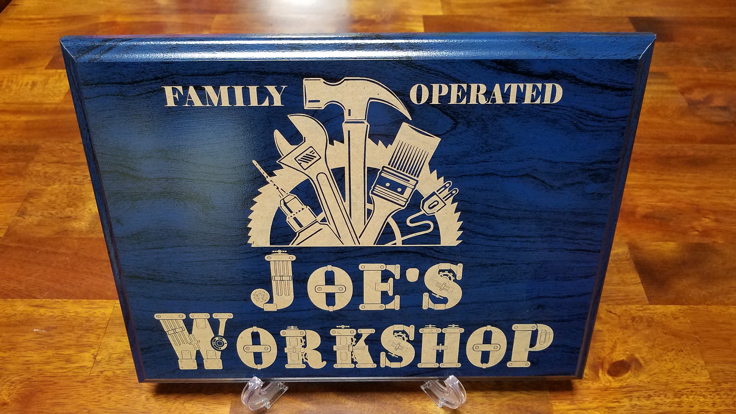 Personalized Wood Garage Sign Engraved Garage Sign Workshop - Etsy