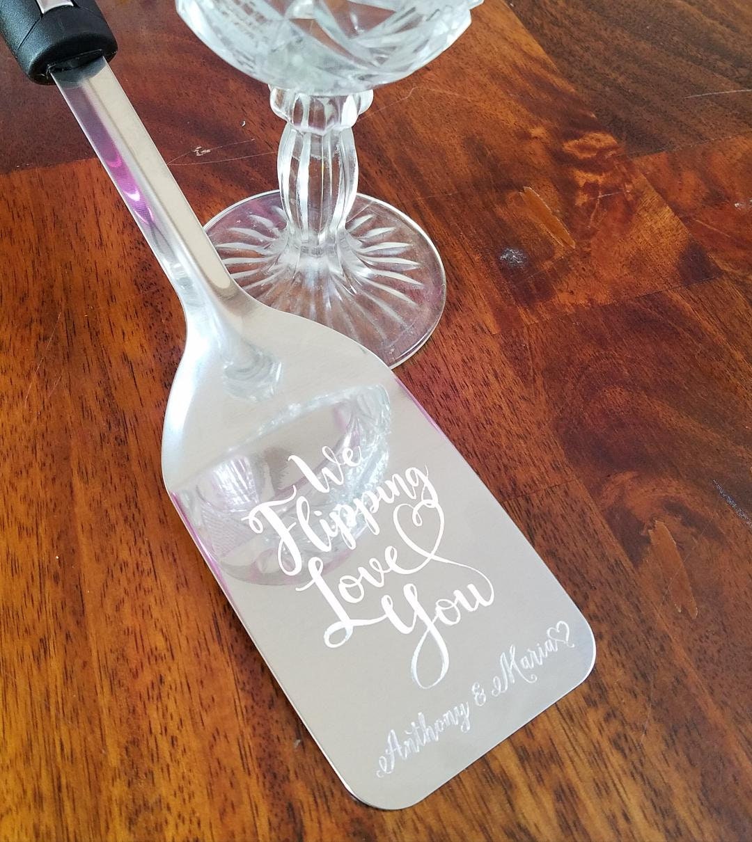 Customised Spatula Laser Engraved Personalized Stainless Steel | Etsy