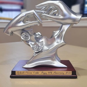 Personalized Statue, Sculpture Ring, Wedding Sculpture, Couple ...