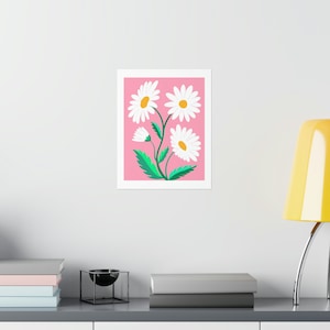Spring Daisies Matte Vertical Poster - Etsy