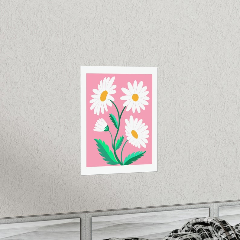 Spring Daisies Matte Vertical Poster - Etsy