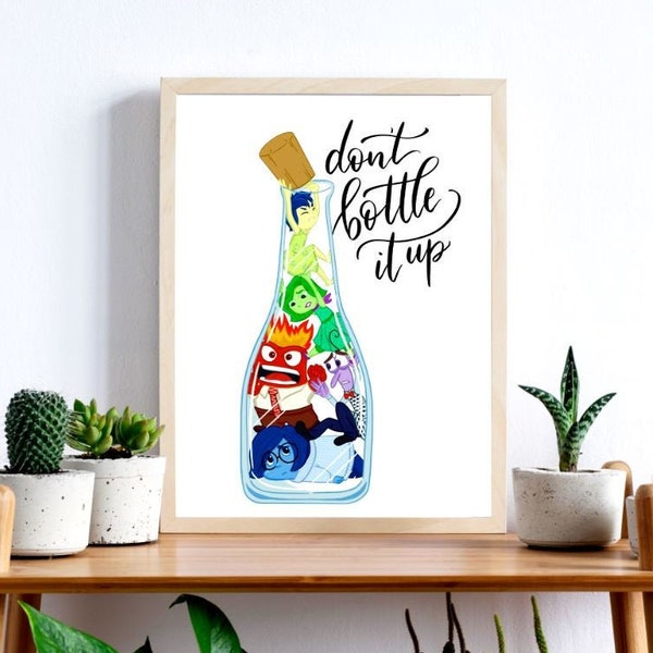 Inside Out Dont Bottle It Up - Etsy