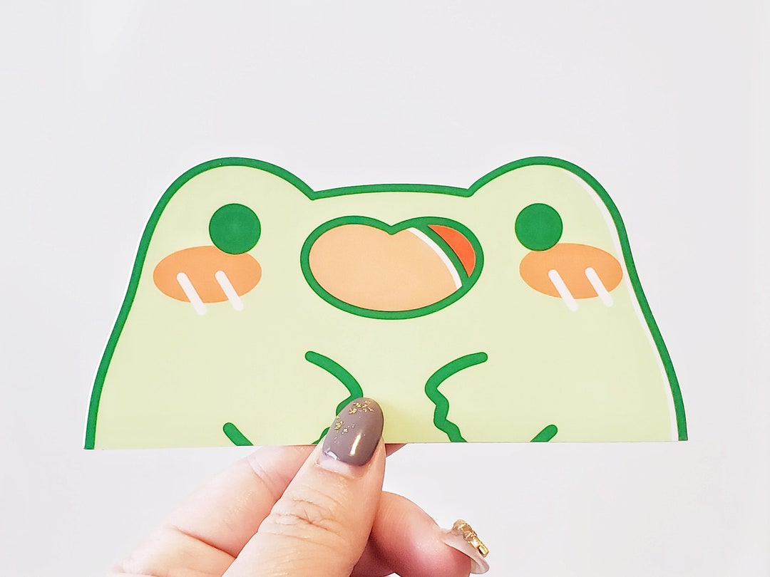 Frog Decal, Car Sticker, Peeker, Car Decal, Decal Sticker - Etsy