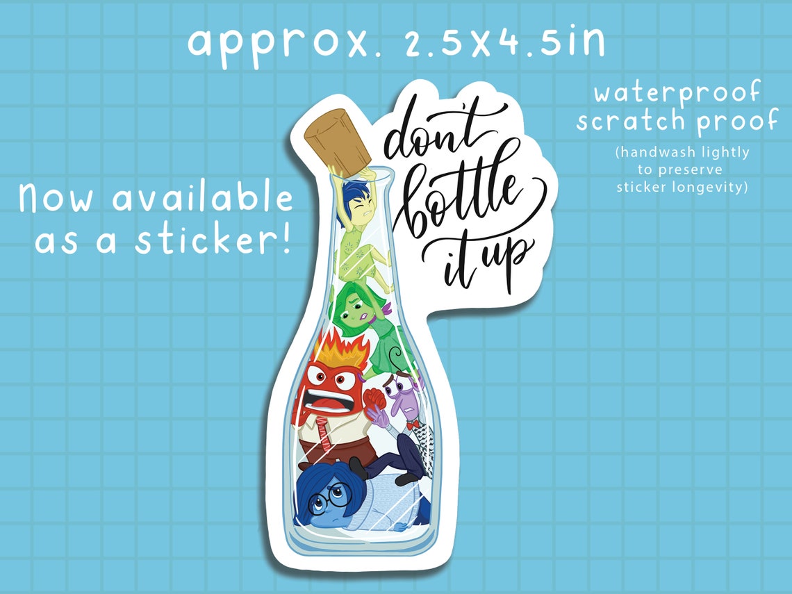 Print Inside Oot don't Bottle It Up Mental - Etsy