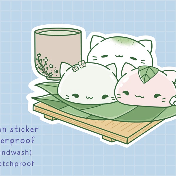 Mochi Sticker - Etsy