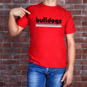 Bulldogs School Mascot Customizable Logo Bundle Varsity Retro Groovy ...