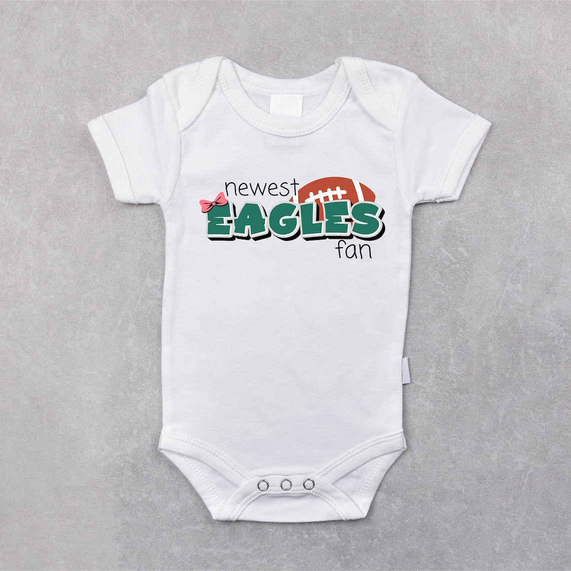 Philadelphia Football Baby Littlest Cutest Newest Eagles Fan With and ...