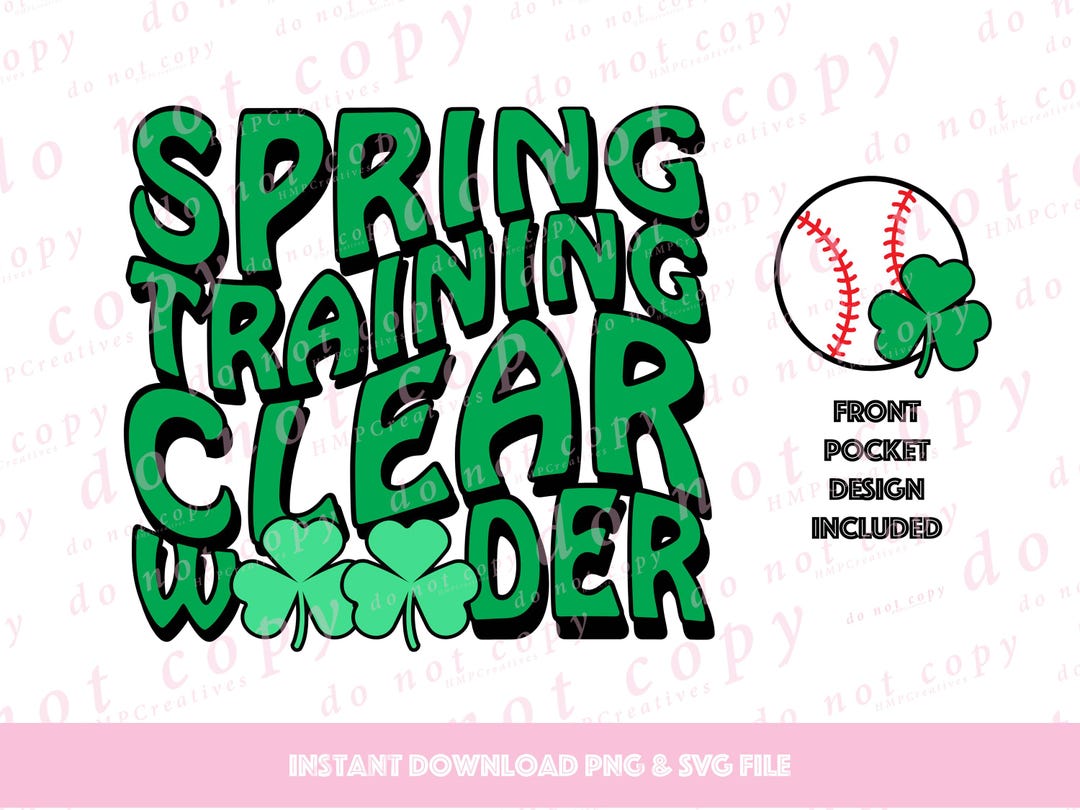 Spring Training St Patricks Day Philadelphia Baseball Clearwater SVG ...