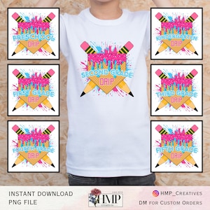 Ice Cream Drip Youth Kindergarten 1st 2nd 3rd 4th 5th Grade Back to ...