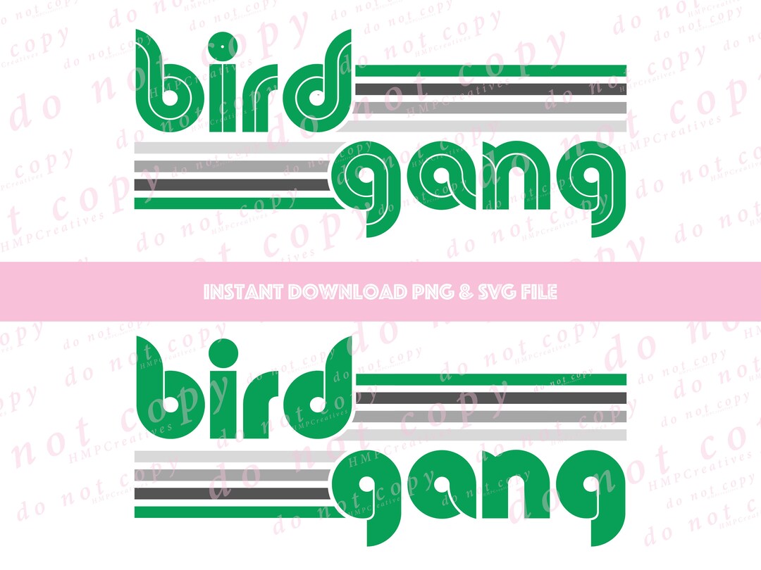 Philadelphia Football Bird Gang Retro SVG Cut File & PNG Sublimation ...