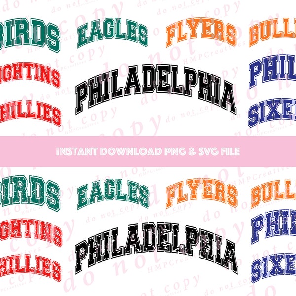 Philadelphia Eagles Font - Etsy
