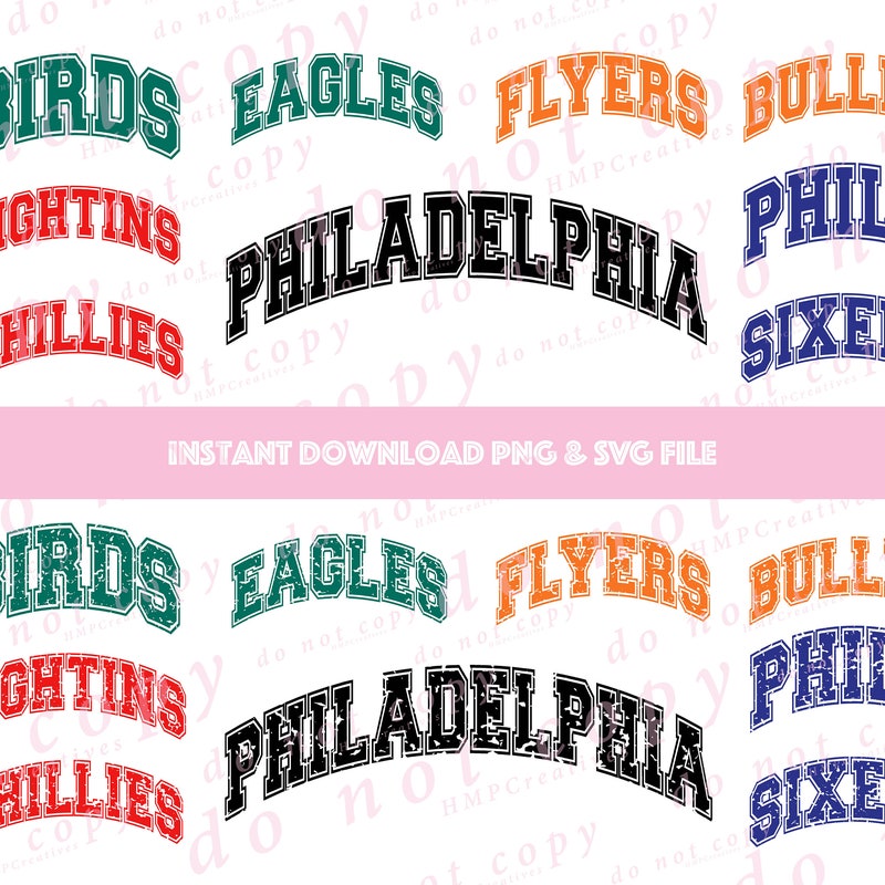 Philadelphia Eagles Font - Etsy